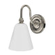 Stuart Sconce - White Glass Shade – Ann-Morris Inc