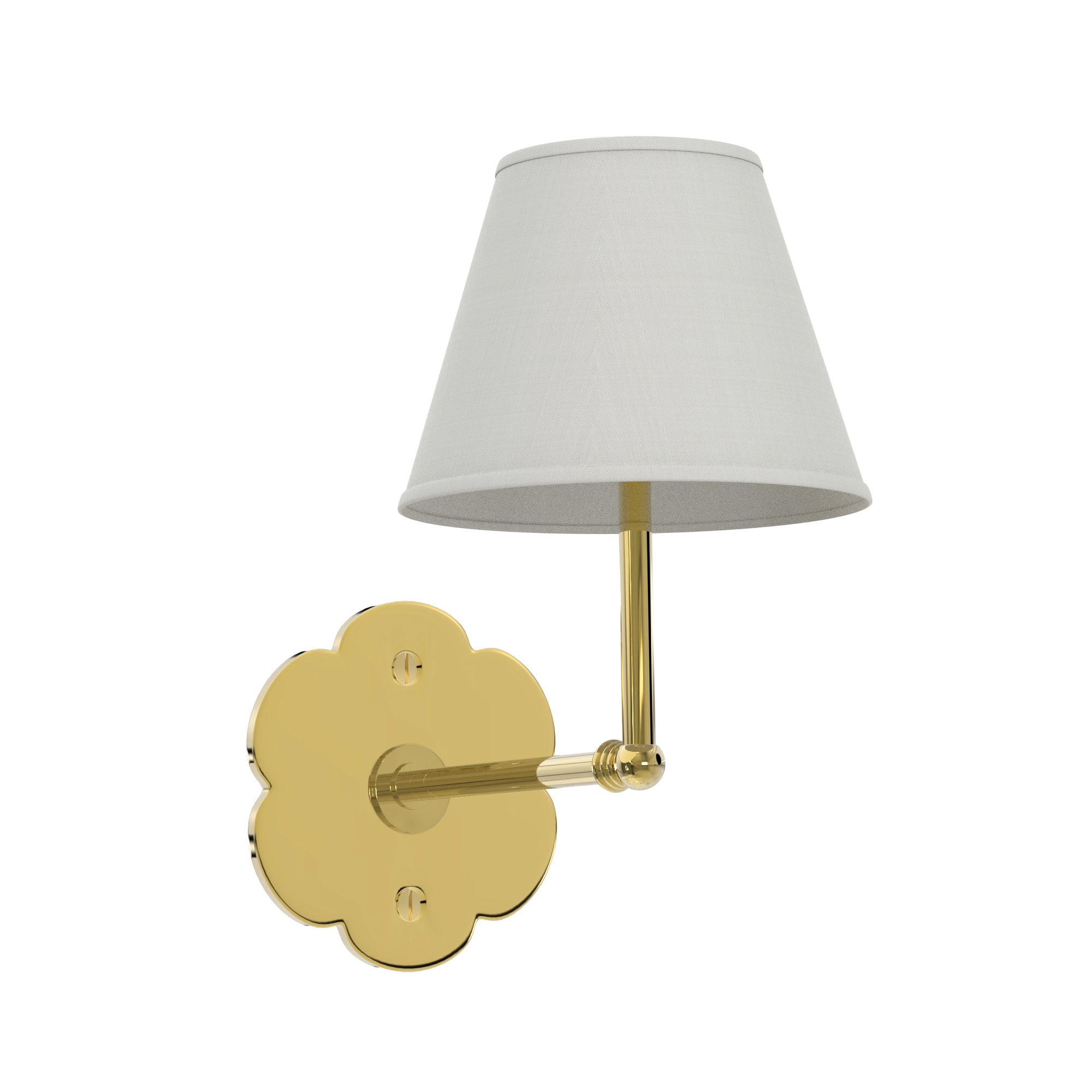 Petite Sconce - Floral Backplate – Ann-Morris Inc