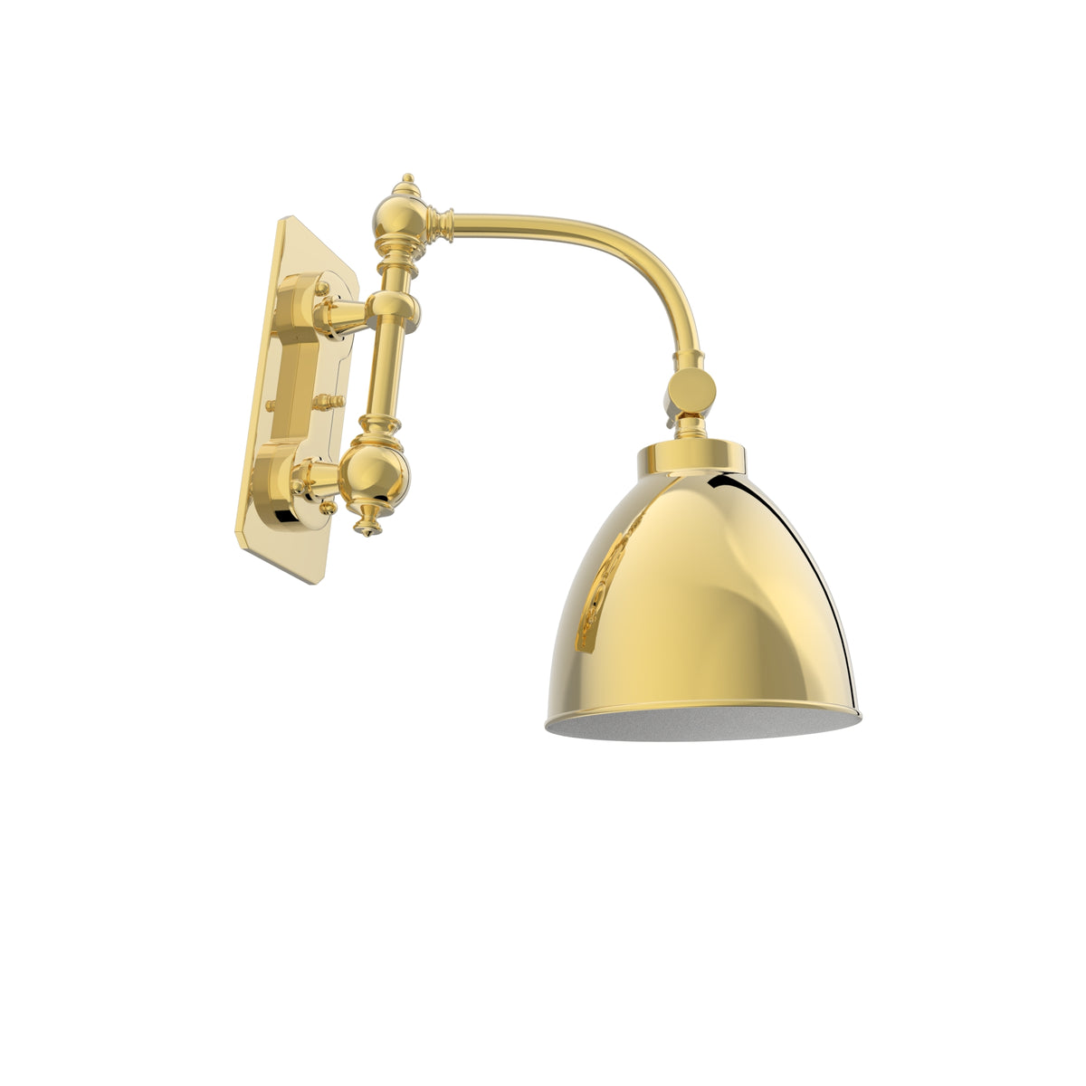 Short Swing Arm Sconce Metal Shade – Ann-Morris Inc
