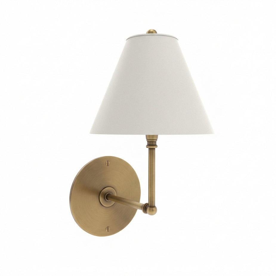 Petite Sconce - Round Backplate – Ann-Morris Inc