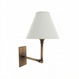 Petite Sconce with Rectangular Back Plate – Ann-Morris Inc